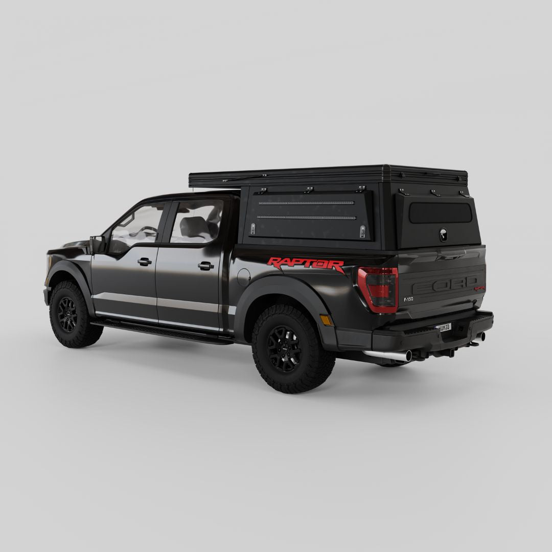 2009 - 2025 Ford F150 and Ford Raptor Tactical Truck Camper 5.5' Bed ...